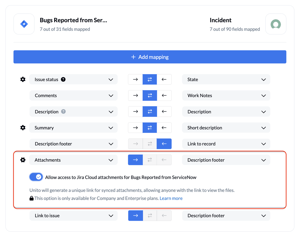 ServiceNow + Jira Integration